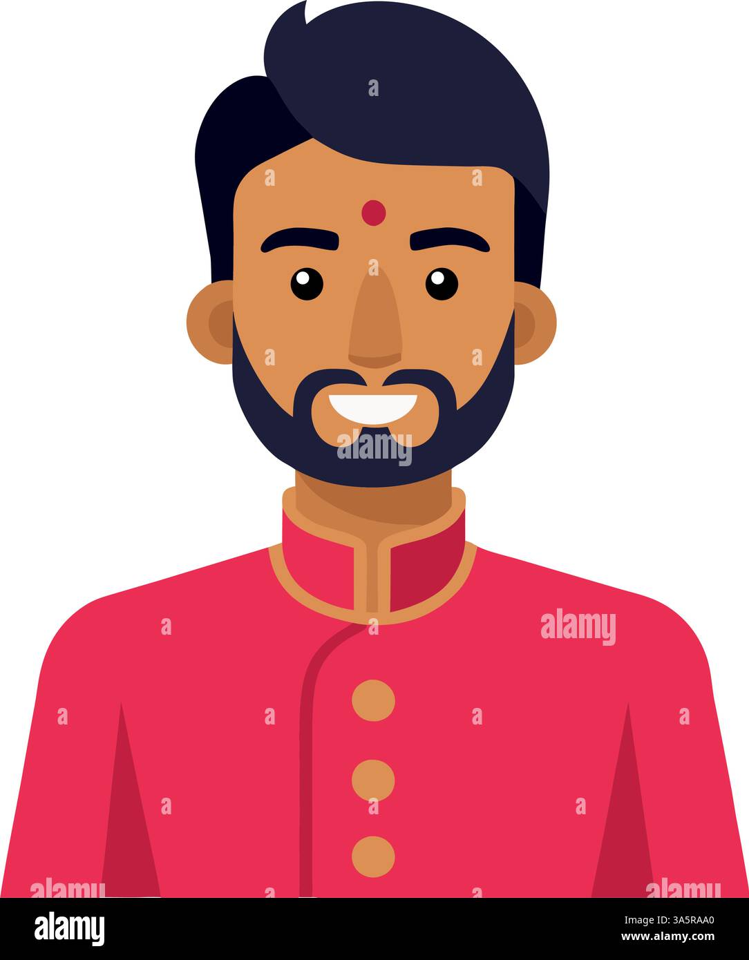 Indian Groom Smiling Stock Vector Image & Art - Alamy