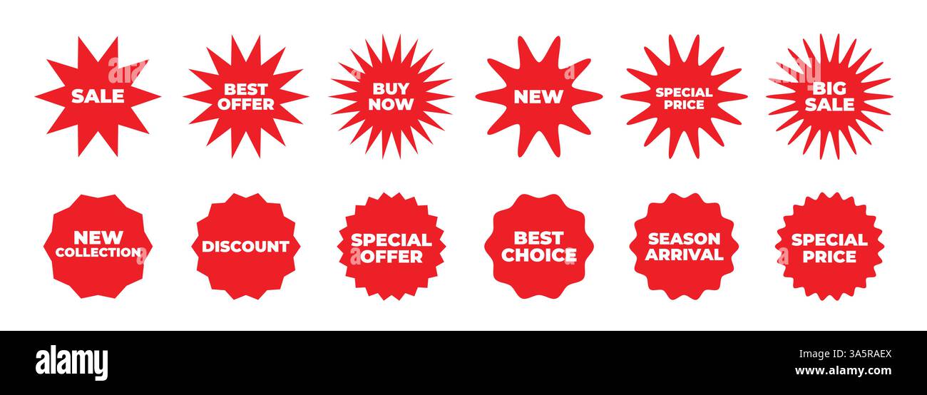 Big sale red circle Stock Vector Images - Alamy