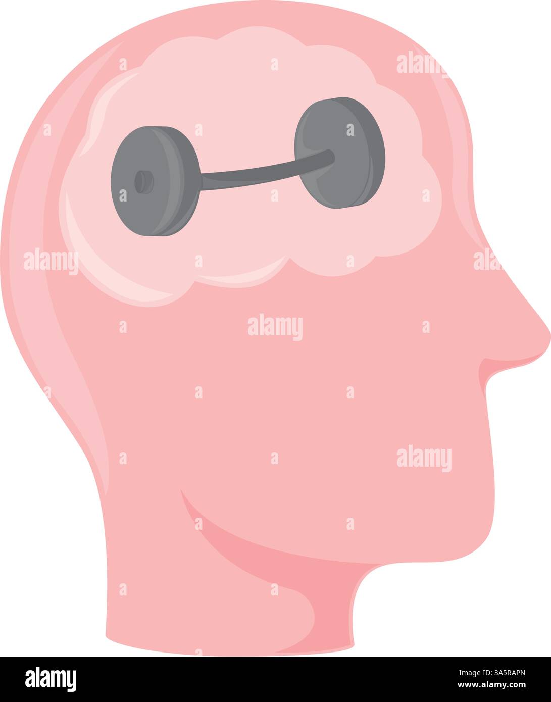 strong mind head Stock Vector Image & Art - Alamy