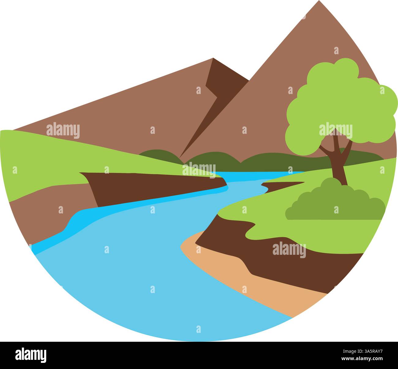 Bank scenery Cut Out Stock Images & Pictures - Alamy