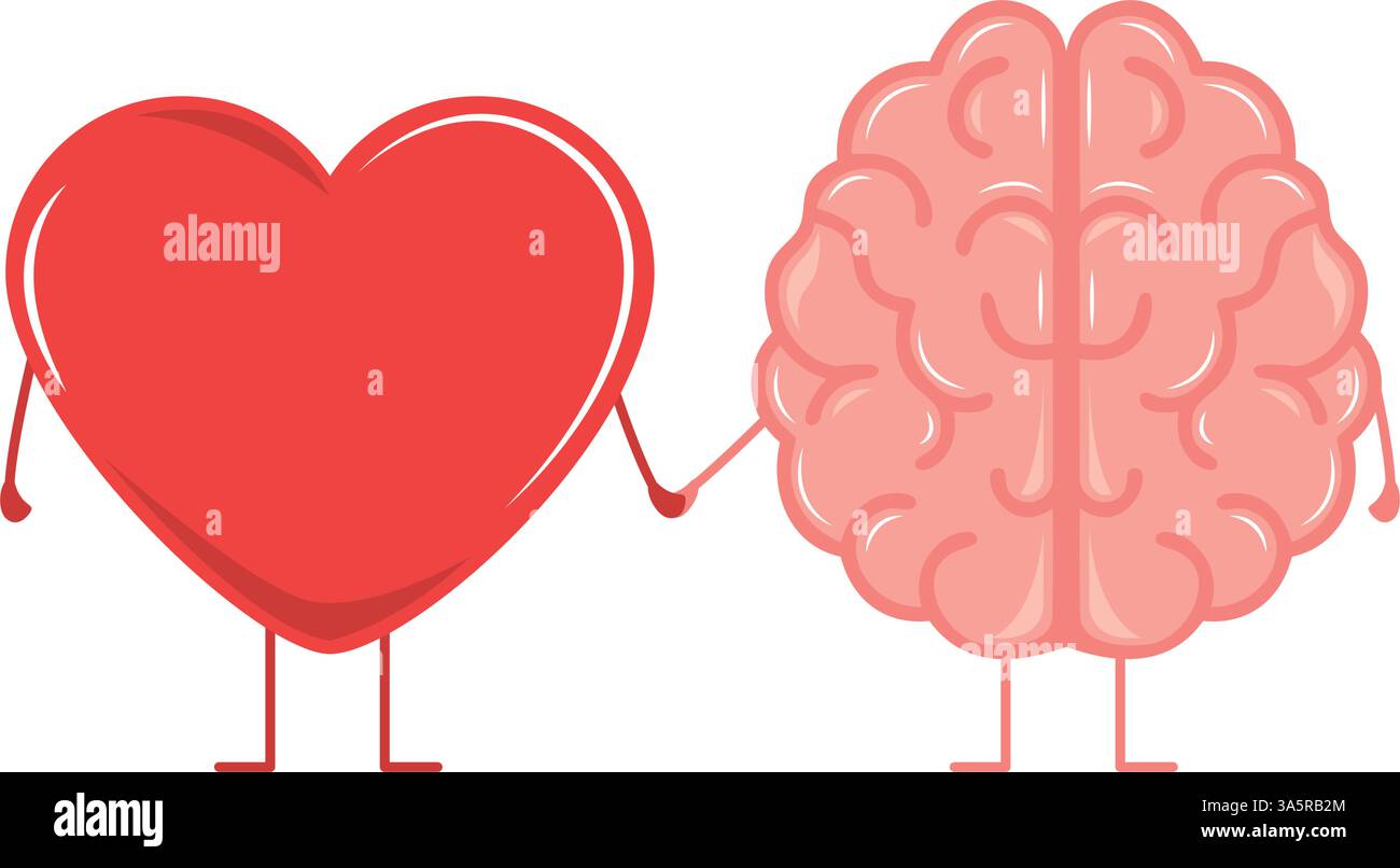 heart mind comparison Stock Vector Image & Art - Alamy