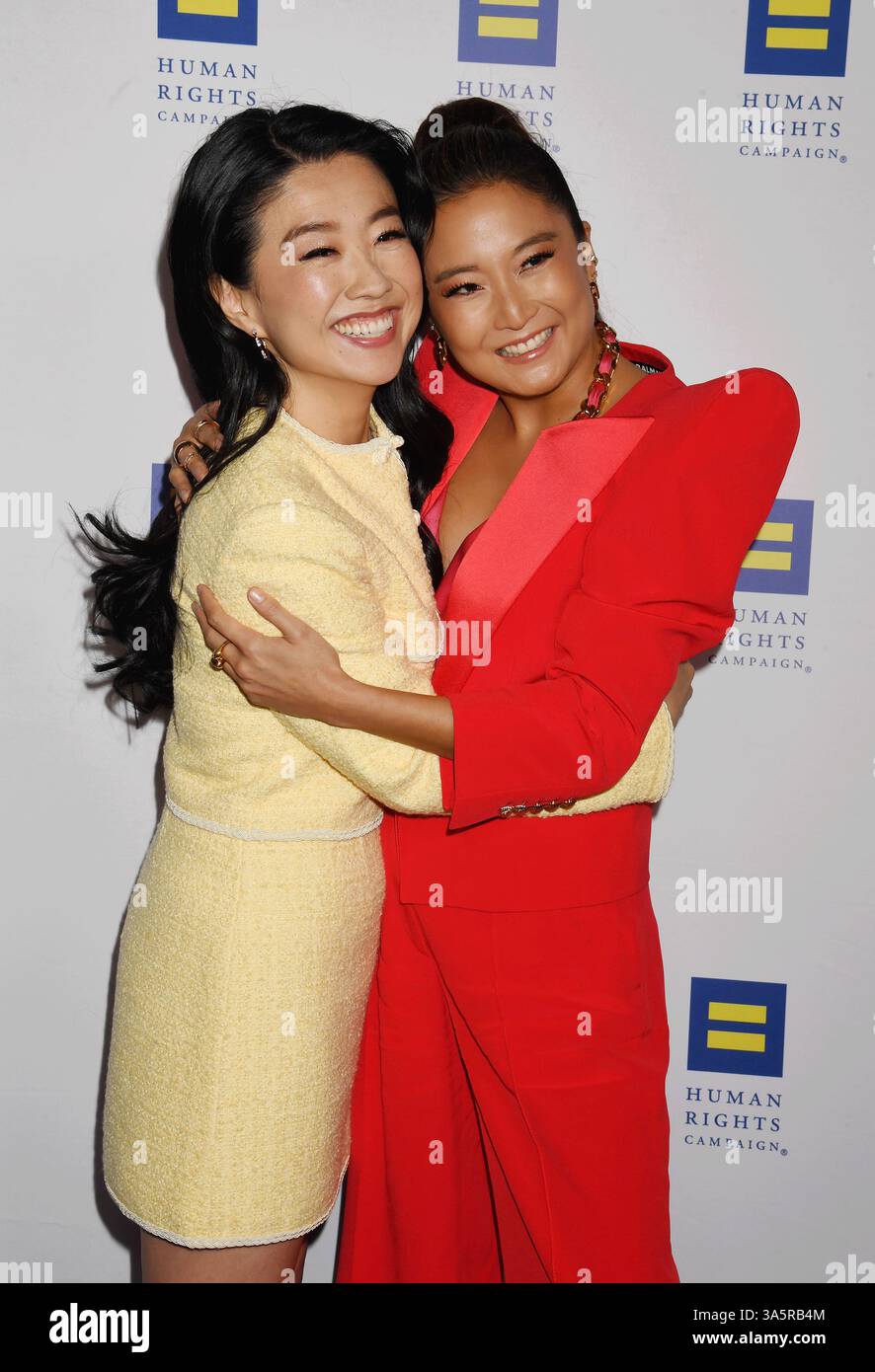 LOS ANGELES, CALIFORNIA - MARCH 22: Sherry Cola and Honoree Ashley Park ...