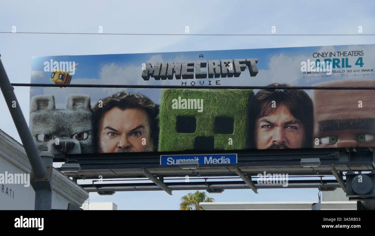 Los Angeles, California, USA 22nd March 2025 A Minecraft Movie ...
