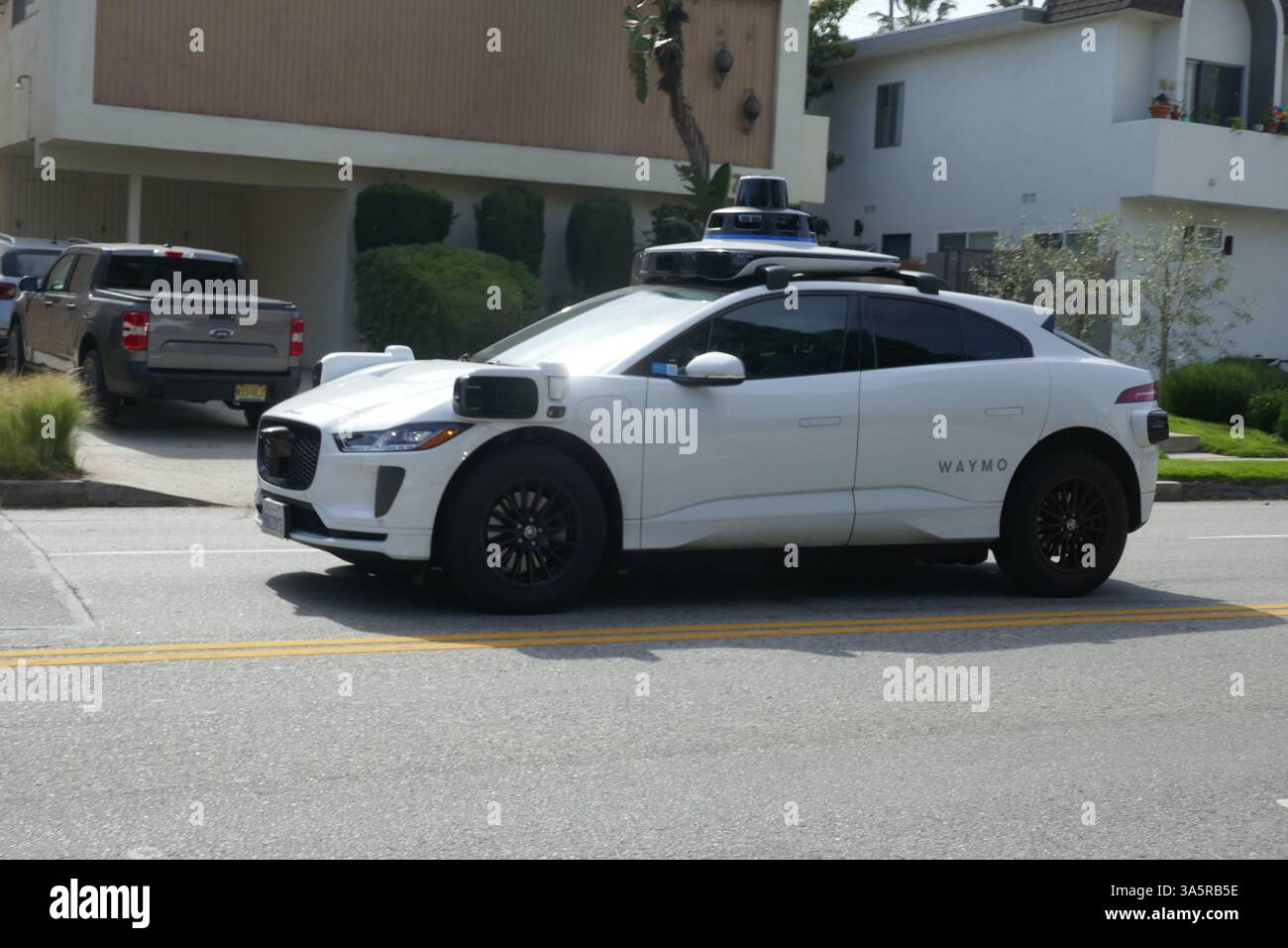 Los Angeles, California, USA 22nd March 2025 Waymo Driverless Car in ...