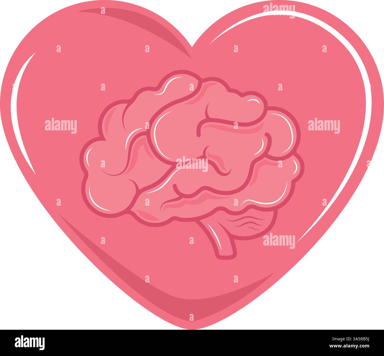 heart mind fusion Stock Vector Image & Art - Alamy
