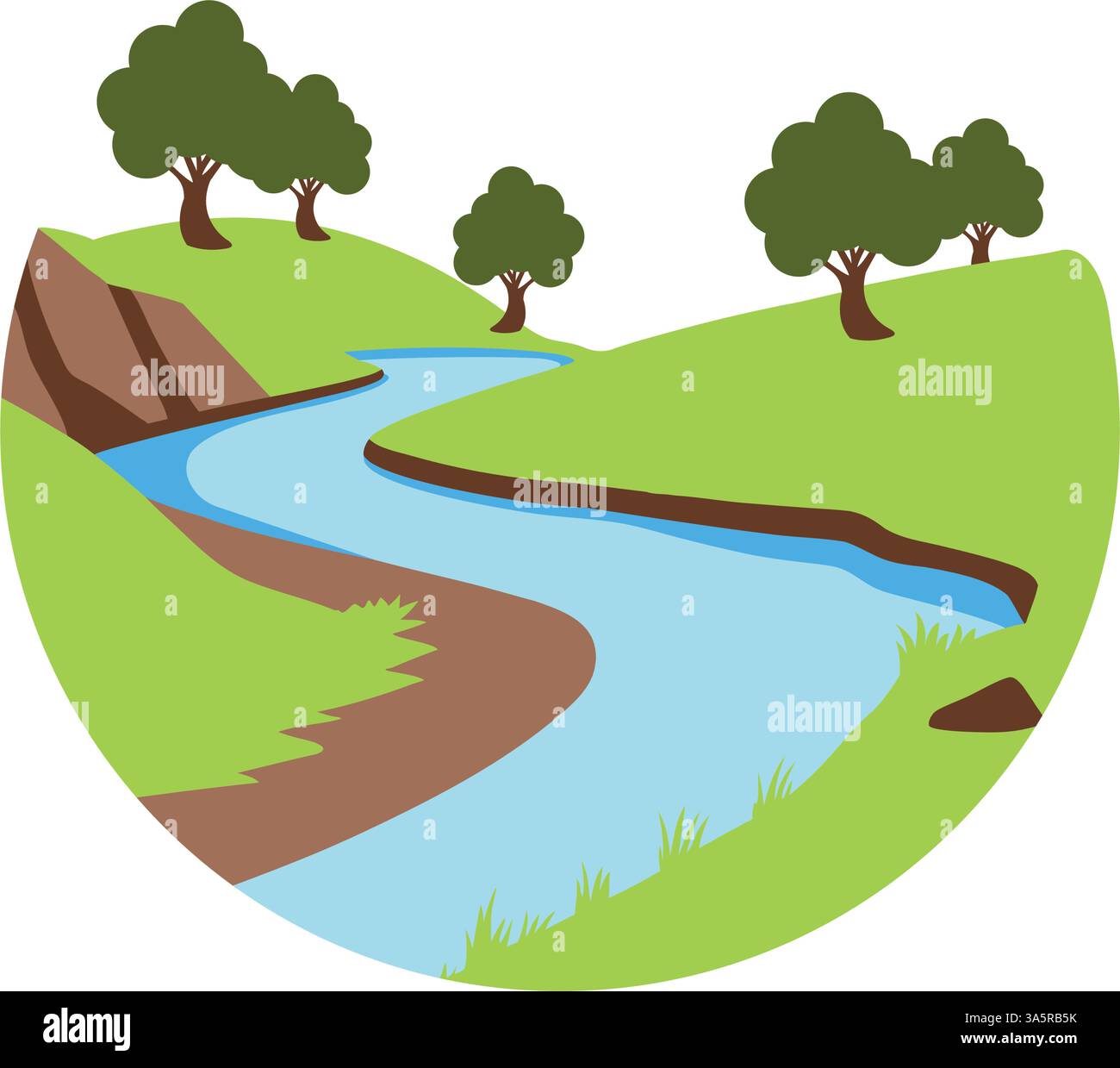 The bankside Stock Vector Images - Alamy