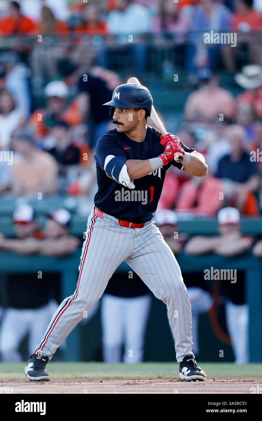 SARASOTA, FL - MARCH 14: Minnesota Twins second baseman Mickey Gasper ...