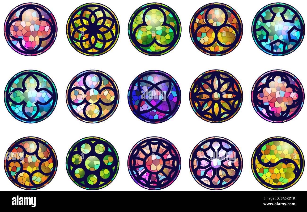 Paris building round window Stock Vector Images - Alamy