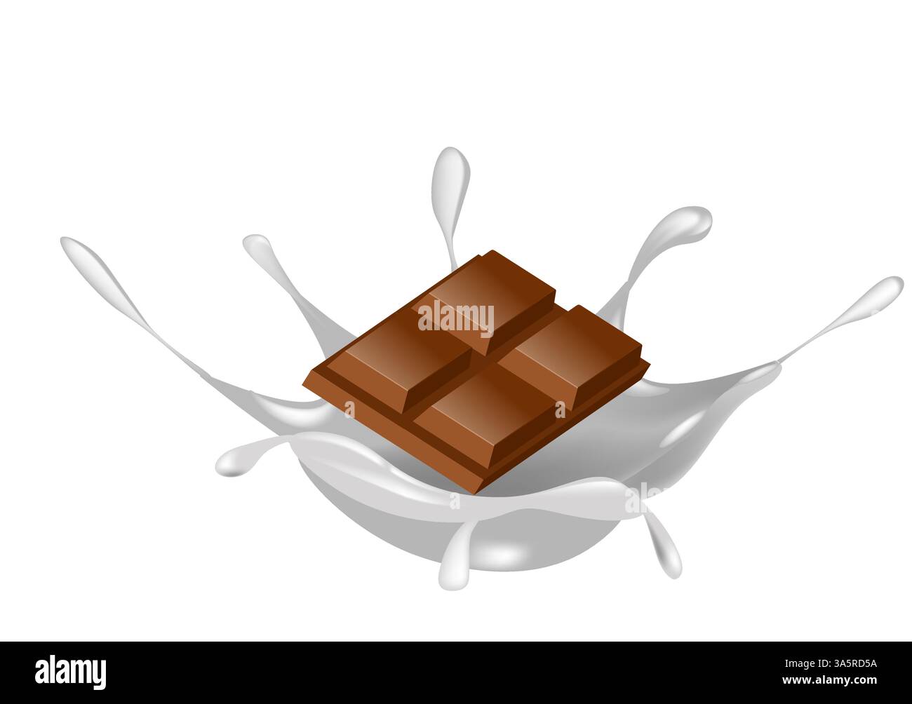 Splash dynamic dark liquid Stock Vector Images - Alamy