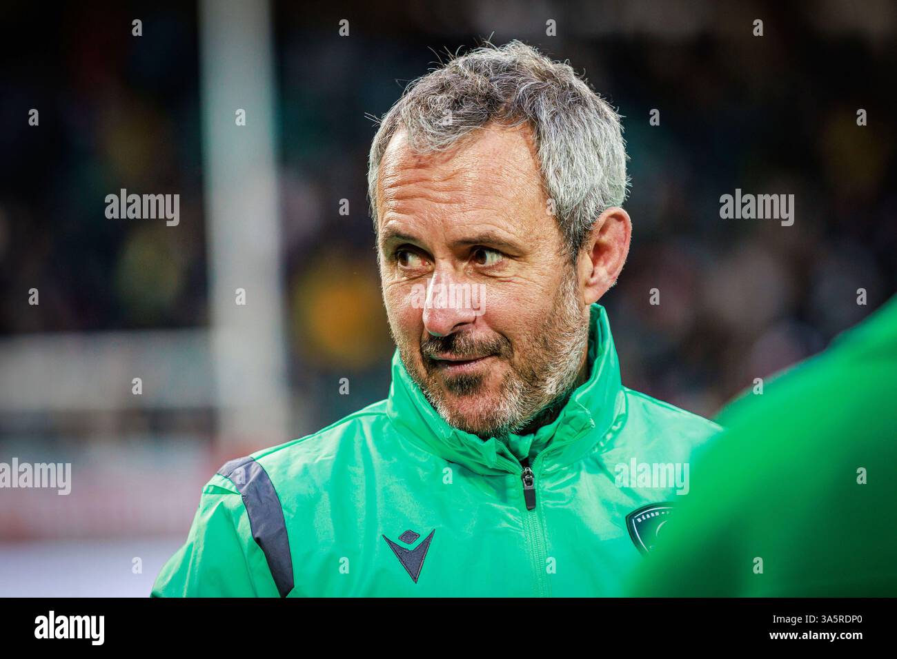 Pau, France. 22nd Mar, 2025. Manager Sébastien Piqueronies of Section ...