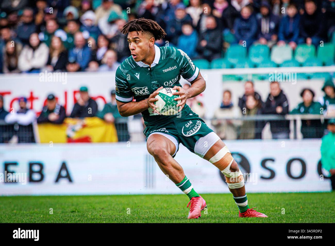 Pau, France. 22nd Mar, 2025. Théo Attissogbe of Section Paloise during ...