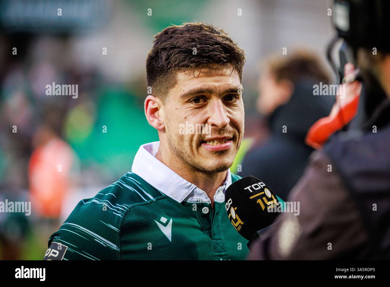 Thibault Daubagna of Section Paloise during the French championship Top 14 rugby union match ...