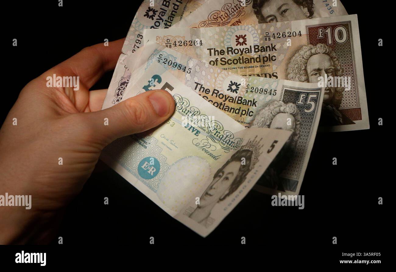 File photo dated 17/02/14 of Bank of England and Royal Bank of Scotland ...