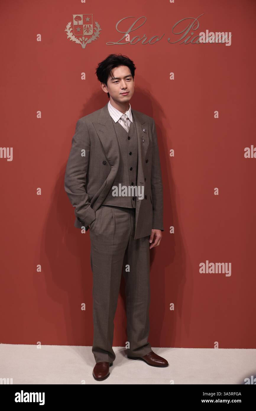 Chinese actor Li Xian attends an activity in Shanghai, China, 20 March ...