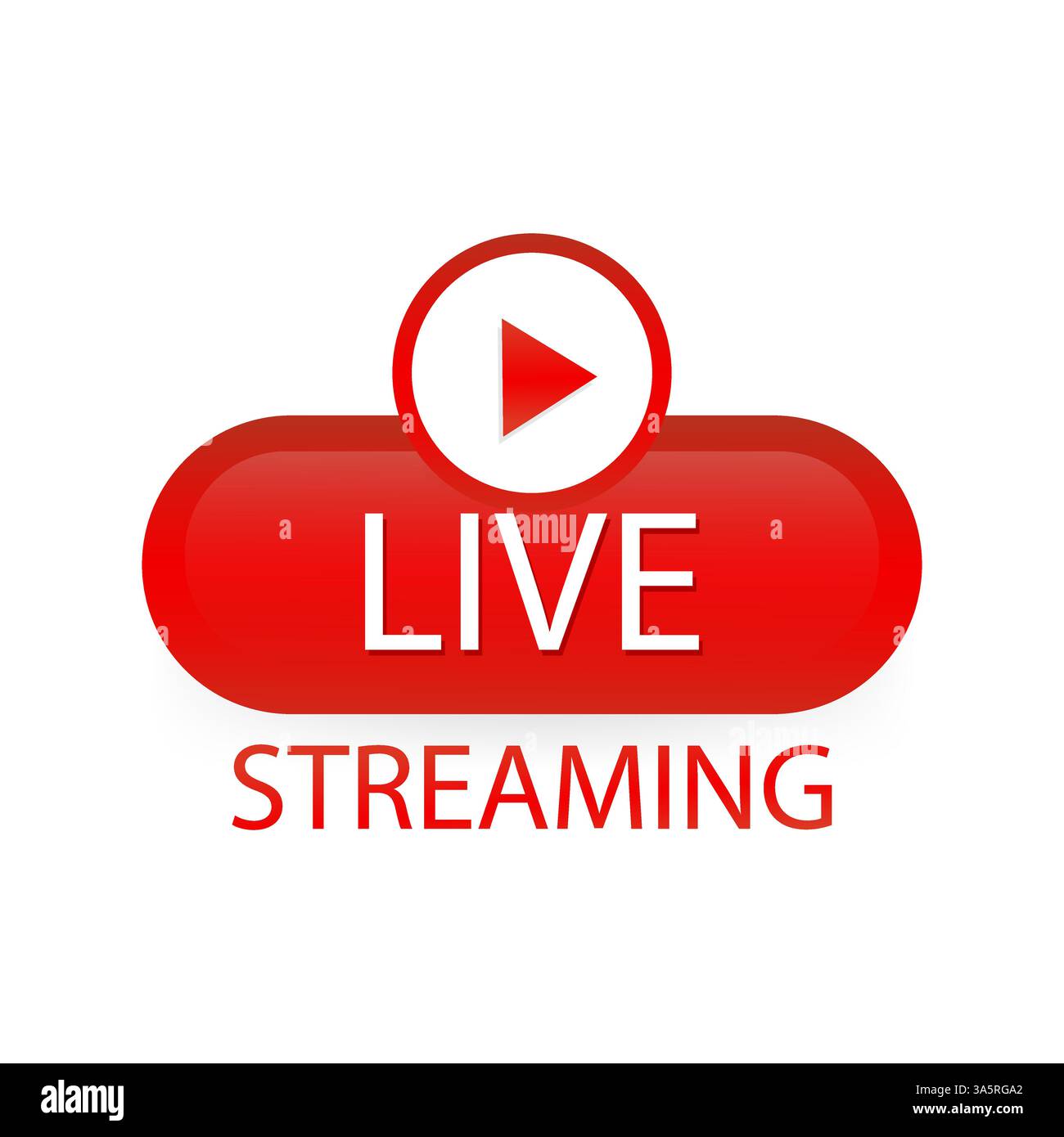 Live badge Cut Out Stock Images & Pictures - Alamy