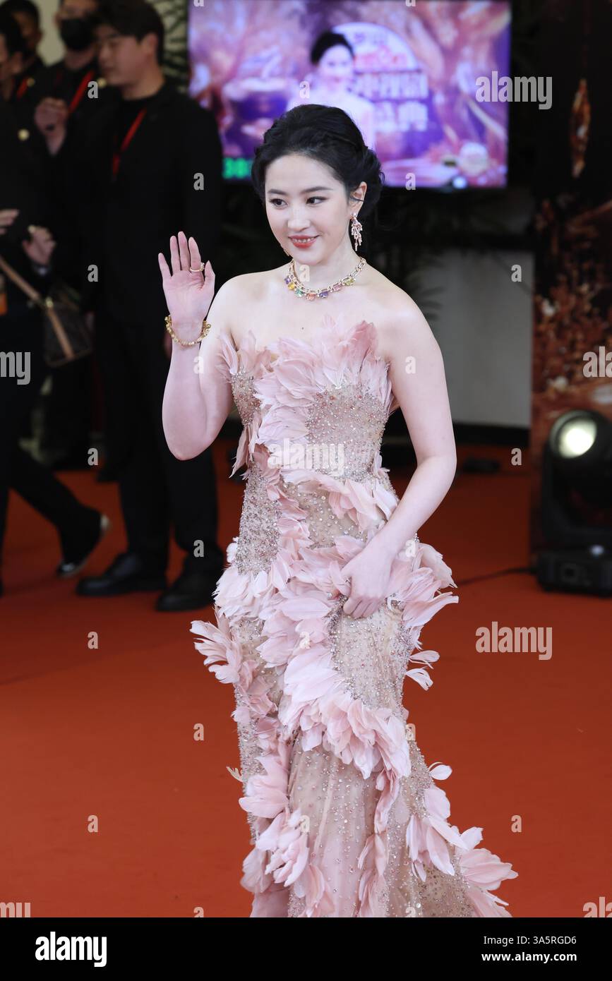 Chinese-American actress, singer, and model Liu Yifei attends the 2025 ...