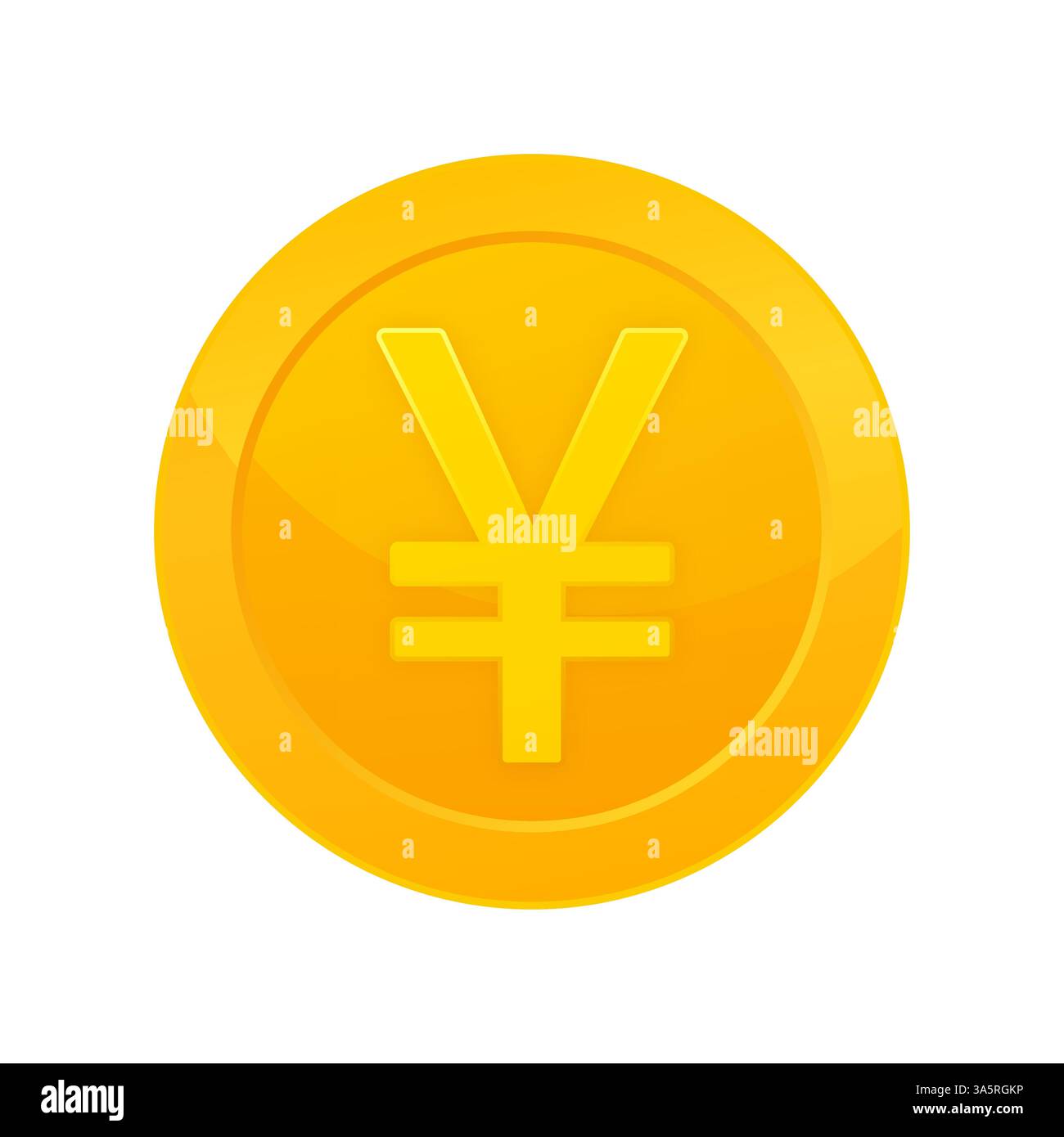 Digital yuan sign icon Stock Vector Images - Alamy