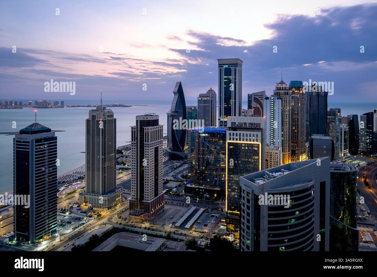 Doha Corniche in West Bay The Doha Corniche is a popular location with ...