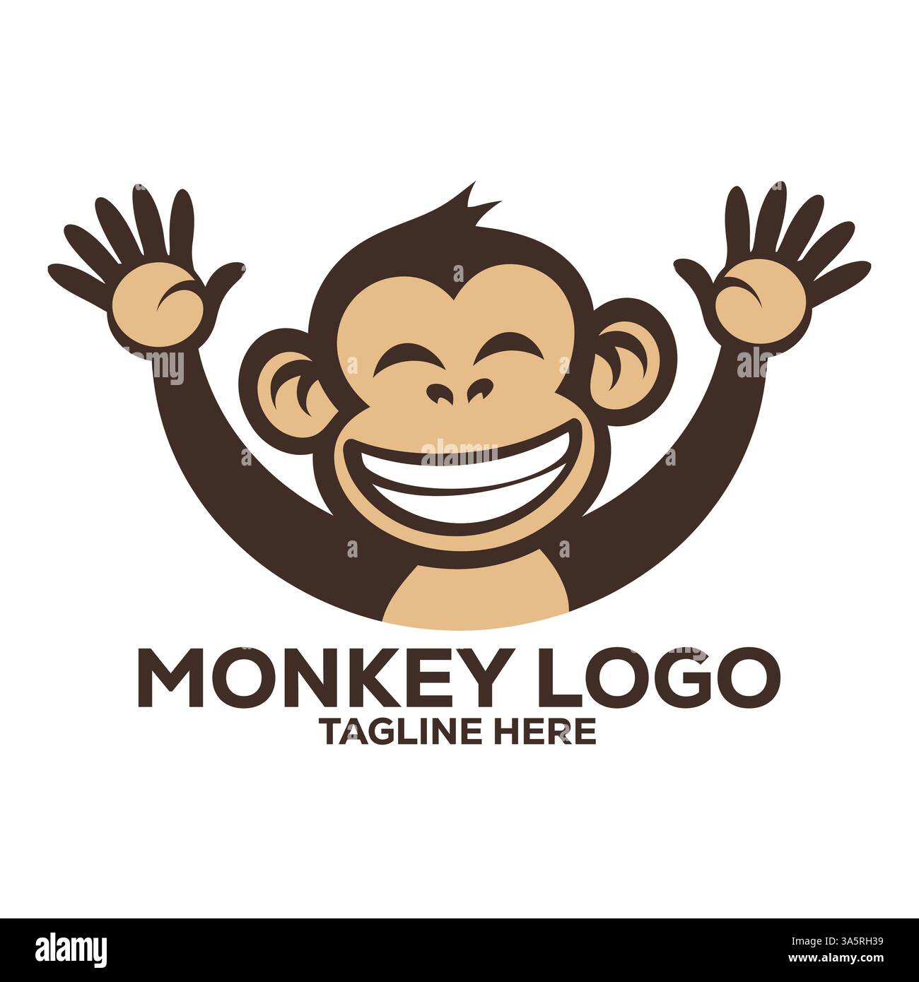 Bold monkey logo hi-res stock photography and images - Alamy