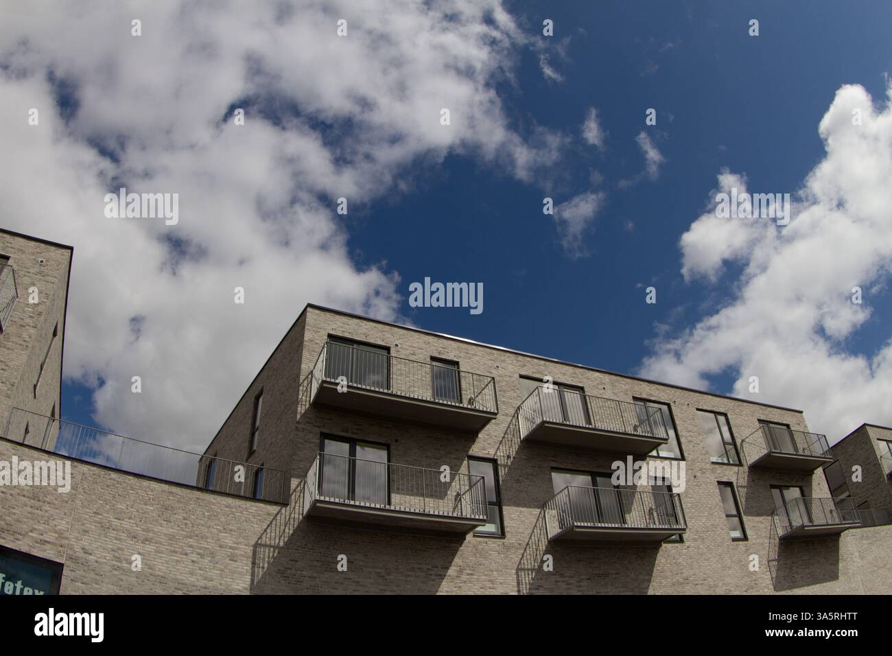 Workplace in a village in Denmark Stock Photo - Alamy