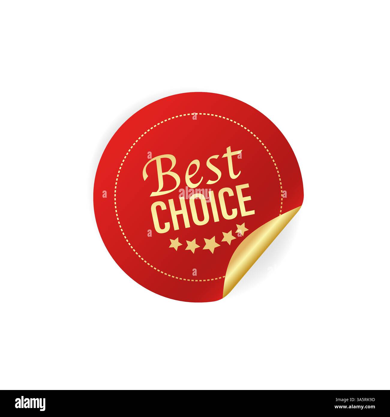 Modern red best seller choice, great design for any purposes. Vector ...
