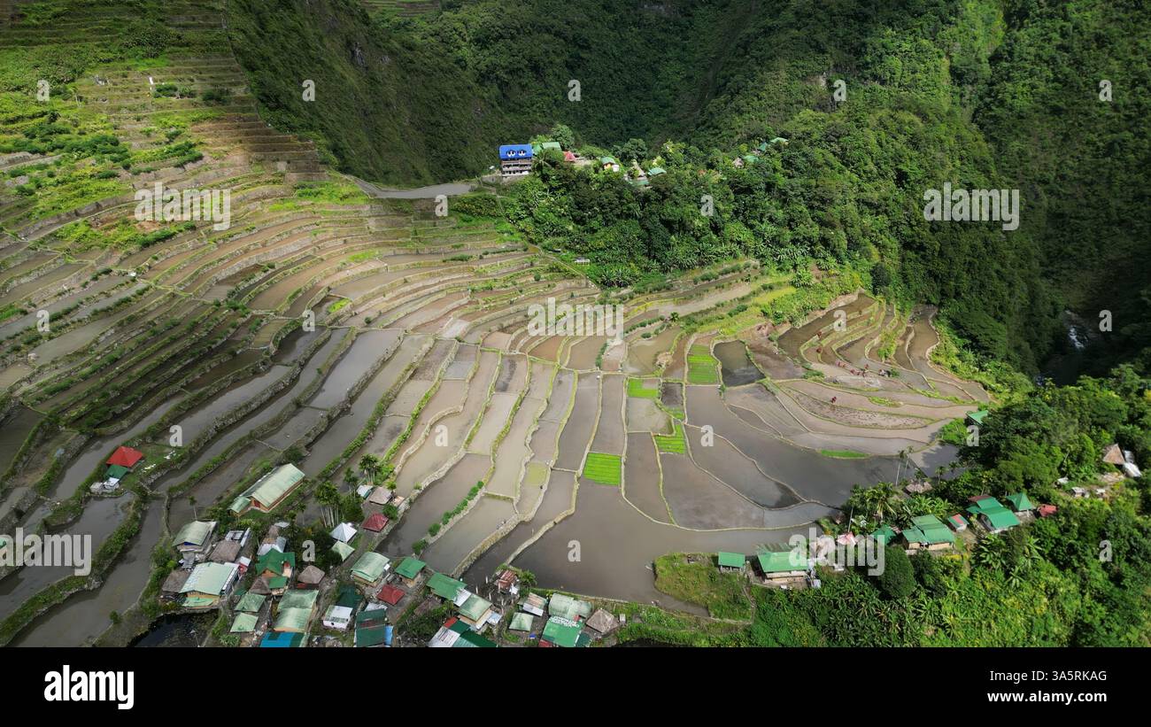 Batad Rice Terraces in Ifugao Philippines Stock Photo - Alamy