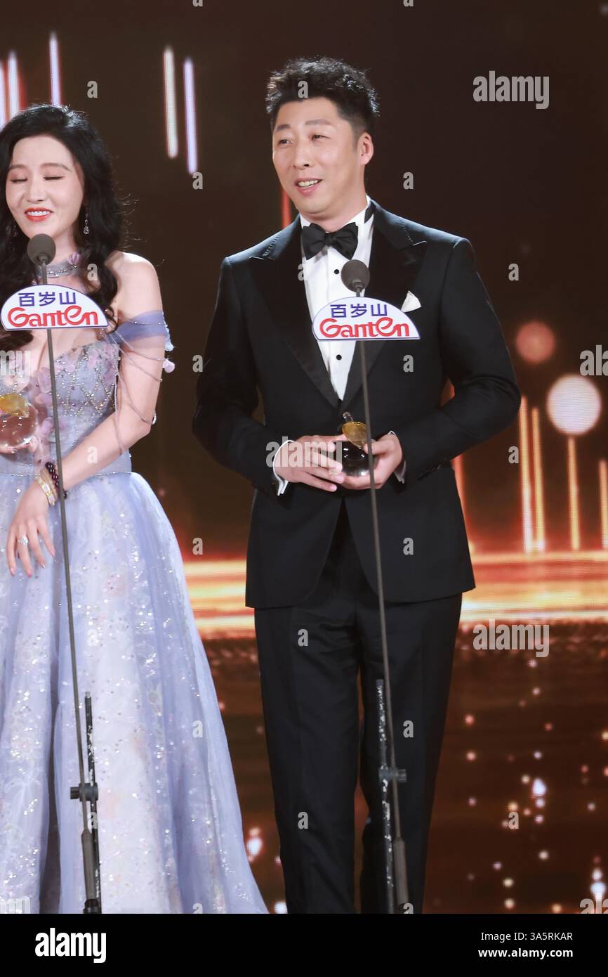 Chinese actress and beauty pageant titleholder Alina Zhang attends the ...