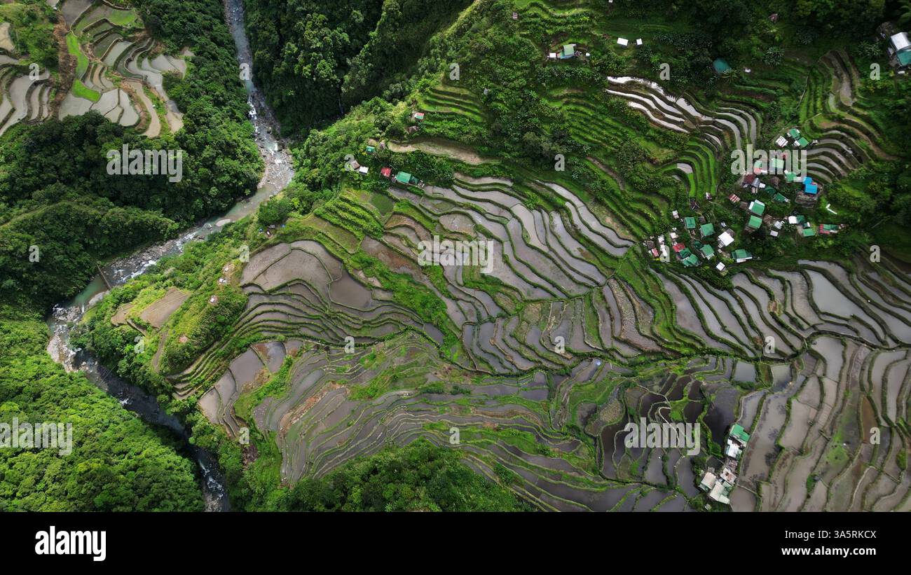Batad Rice Terraces in Ifugao Philippines Stock Photo - Alamy