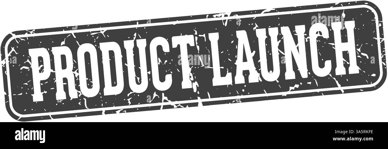 product launch stamp. product launch rectangular sign isolated on ...