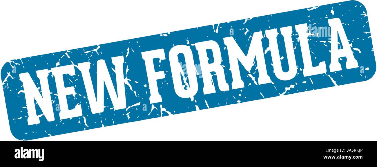 new formula stamp. new formula rectangular sign isolated on transparent ...