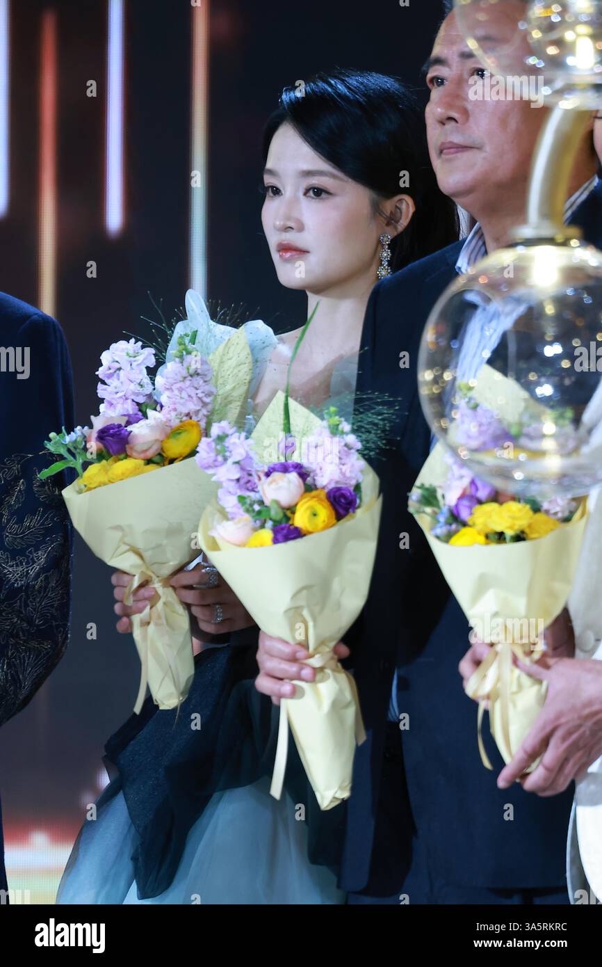 Chinese actress Li Qin attends the 2025 Television Series of China ...