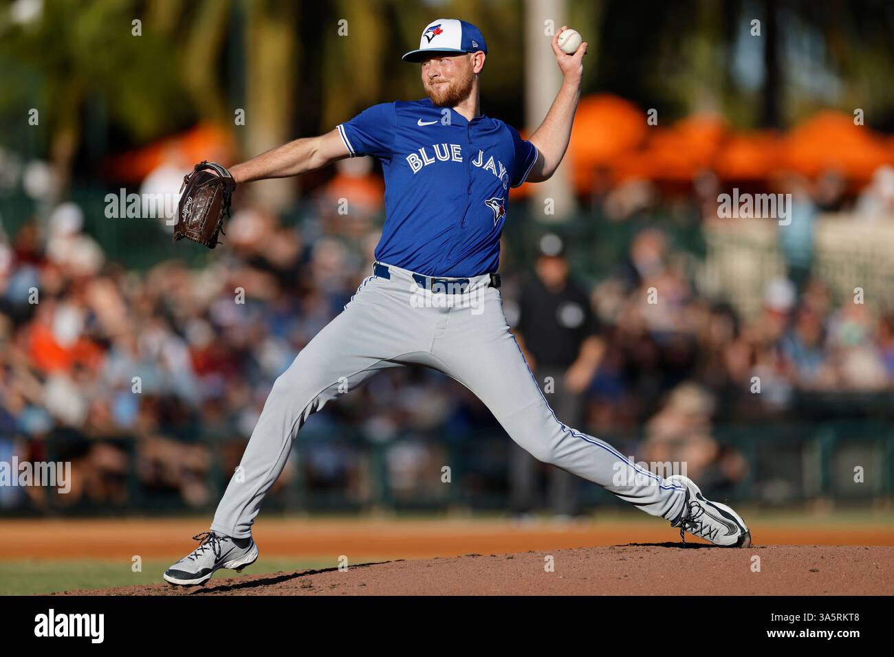 SARASOTA, FL - MARCH 18: Toronto Blue Jays pitcher Eric Lauer (58 ...
