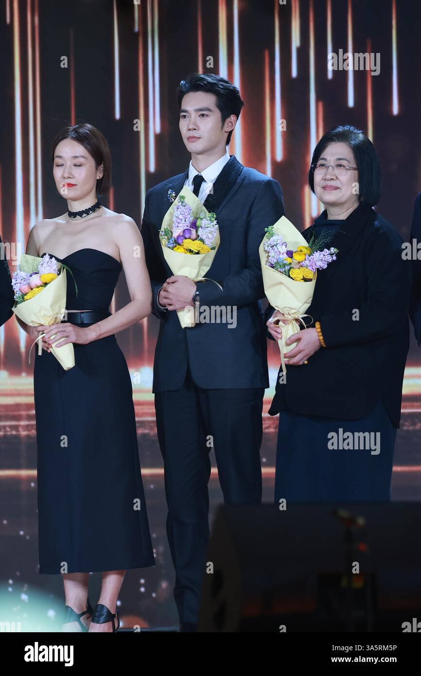 Chinese actor and model Yu Shi attends the 2025 Television Series of ...