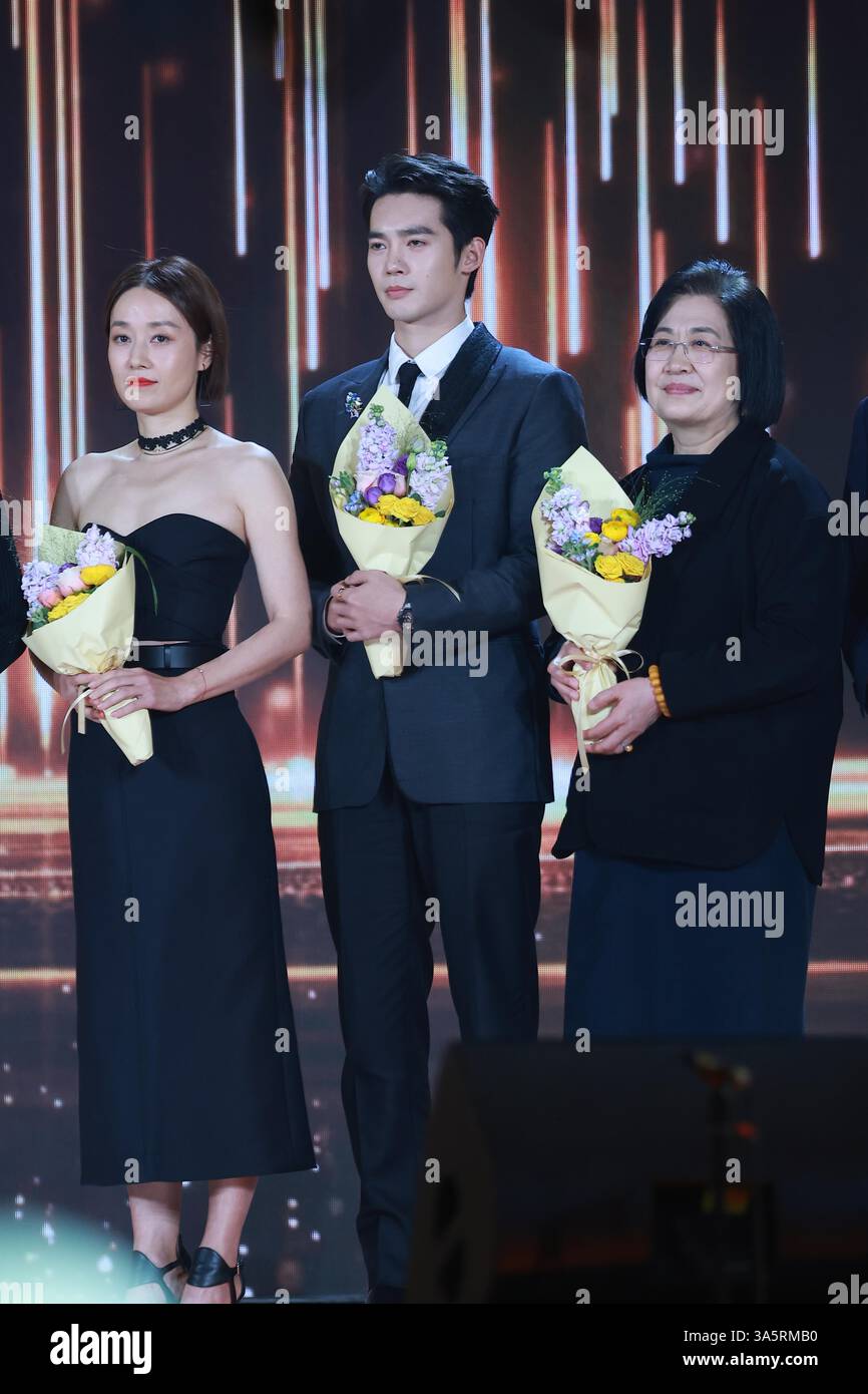 Chinese actor and model Yu Shi attends the 2025 Television Series of ...
