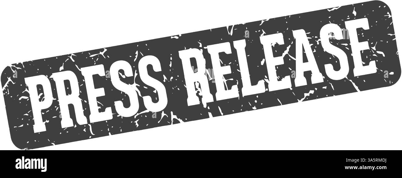 press release stamp. press release rectangular sign isolated on ...