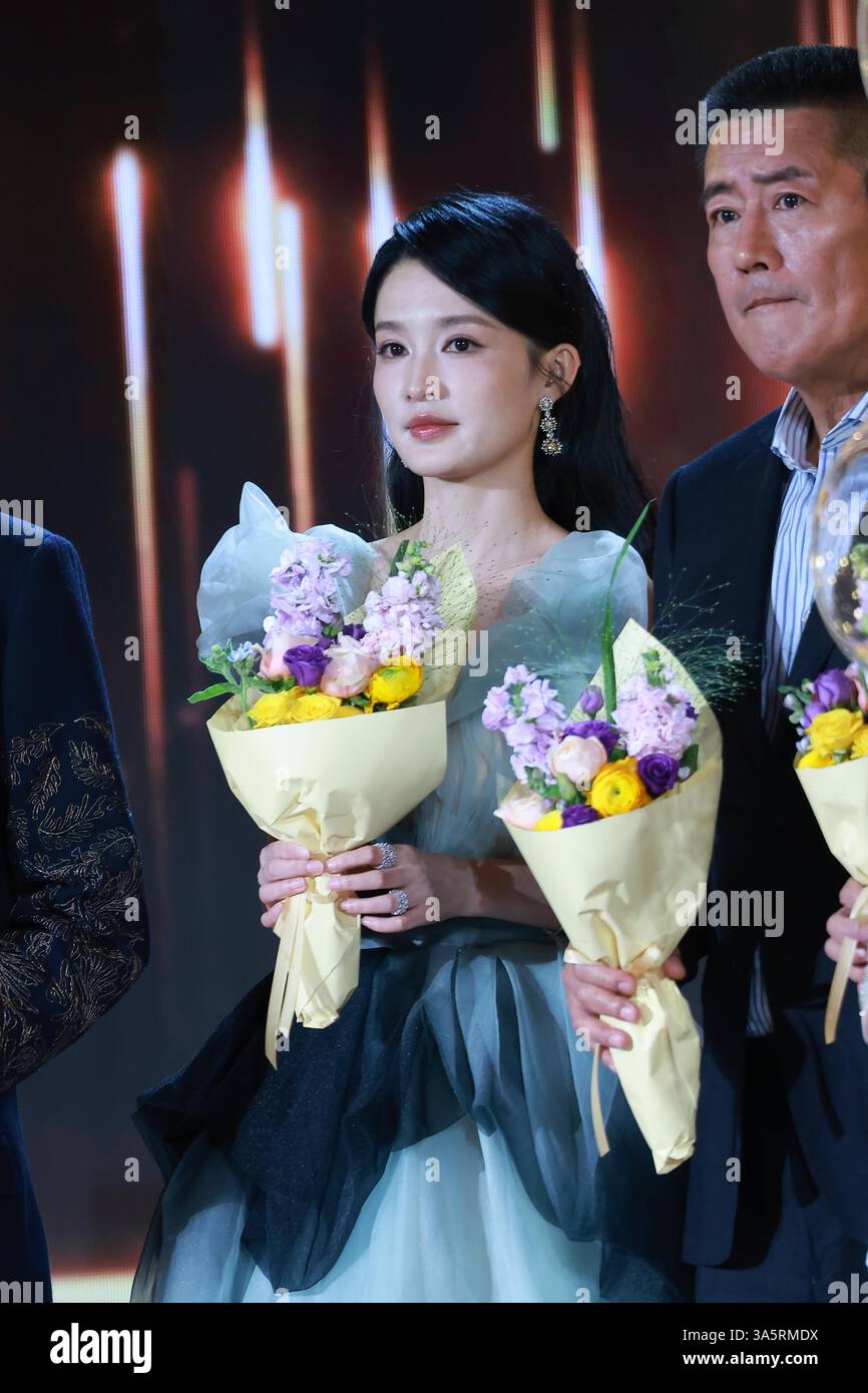 Chinese actress Li Qin attends the 2025 Television Series of China ...