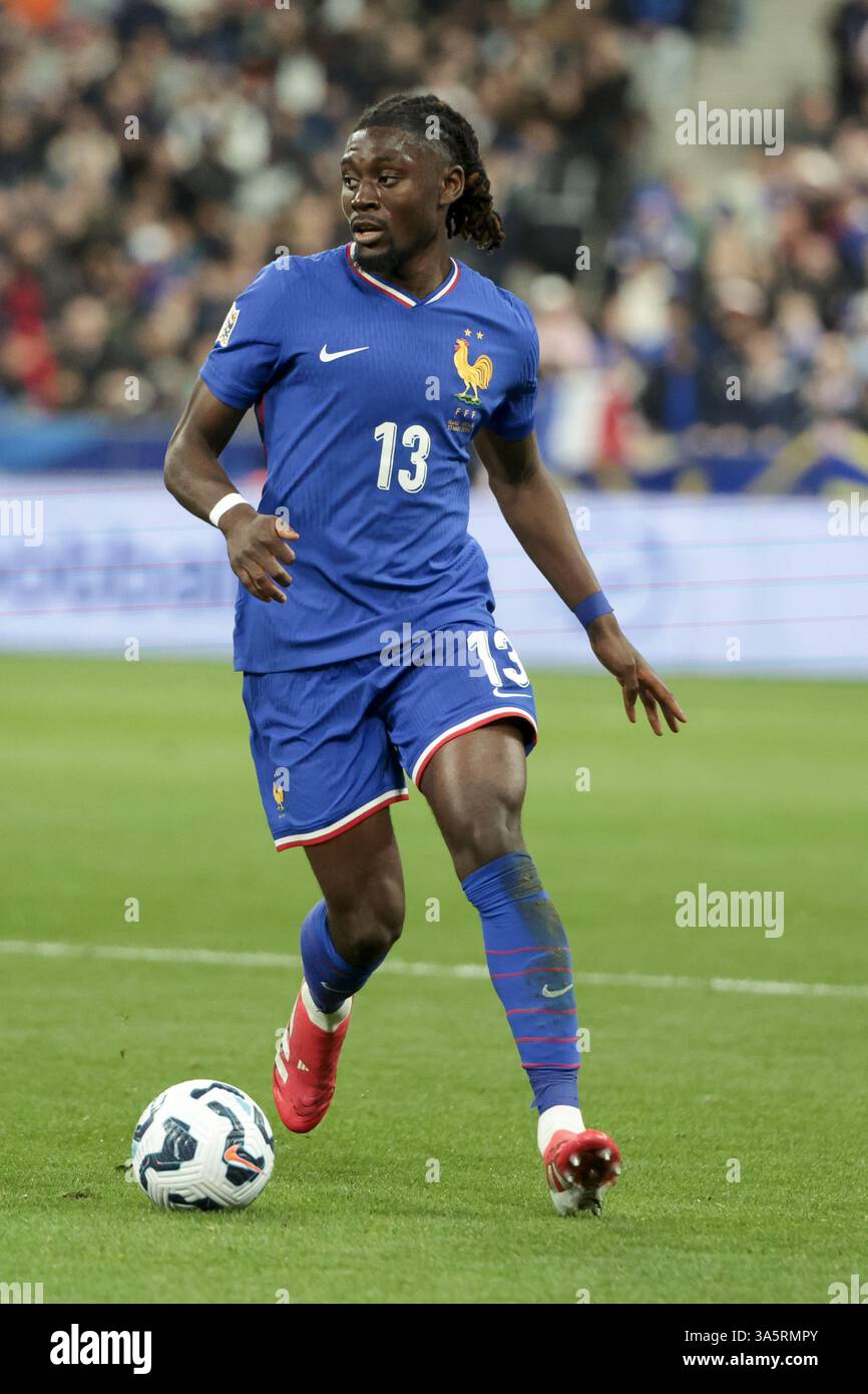Manu Kone of France during the UEFA Nations League, Quarter-finals, 2nd ...
