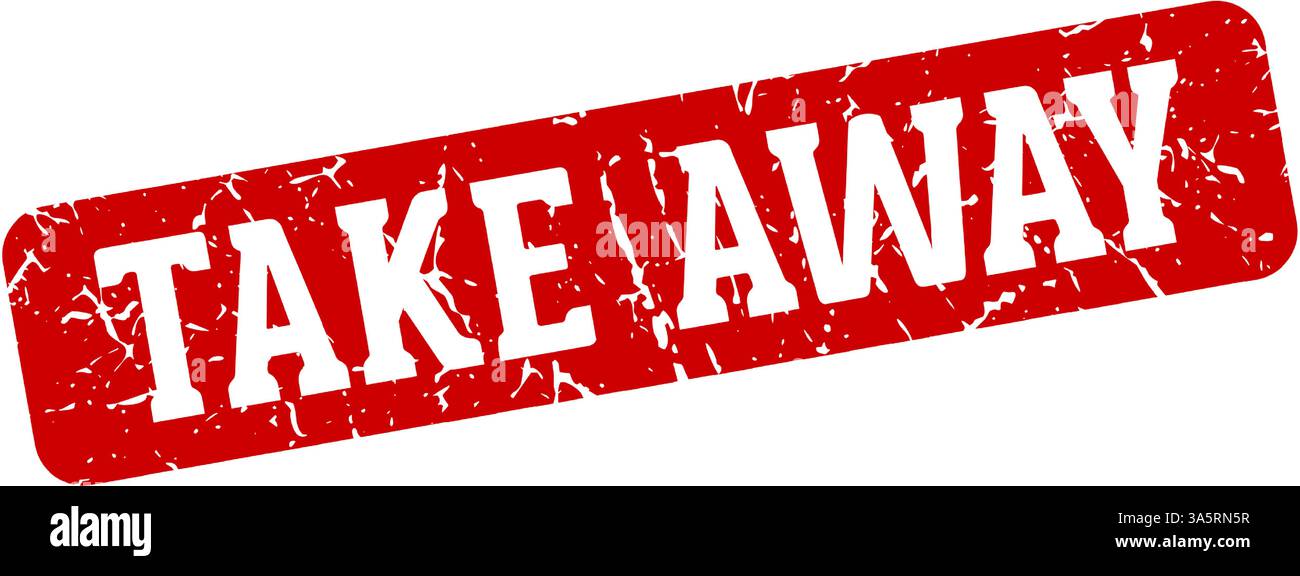 take away stamp. take away rectangular sign isolated on transparent ...