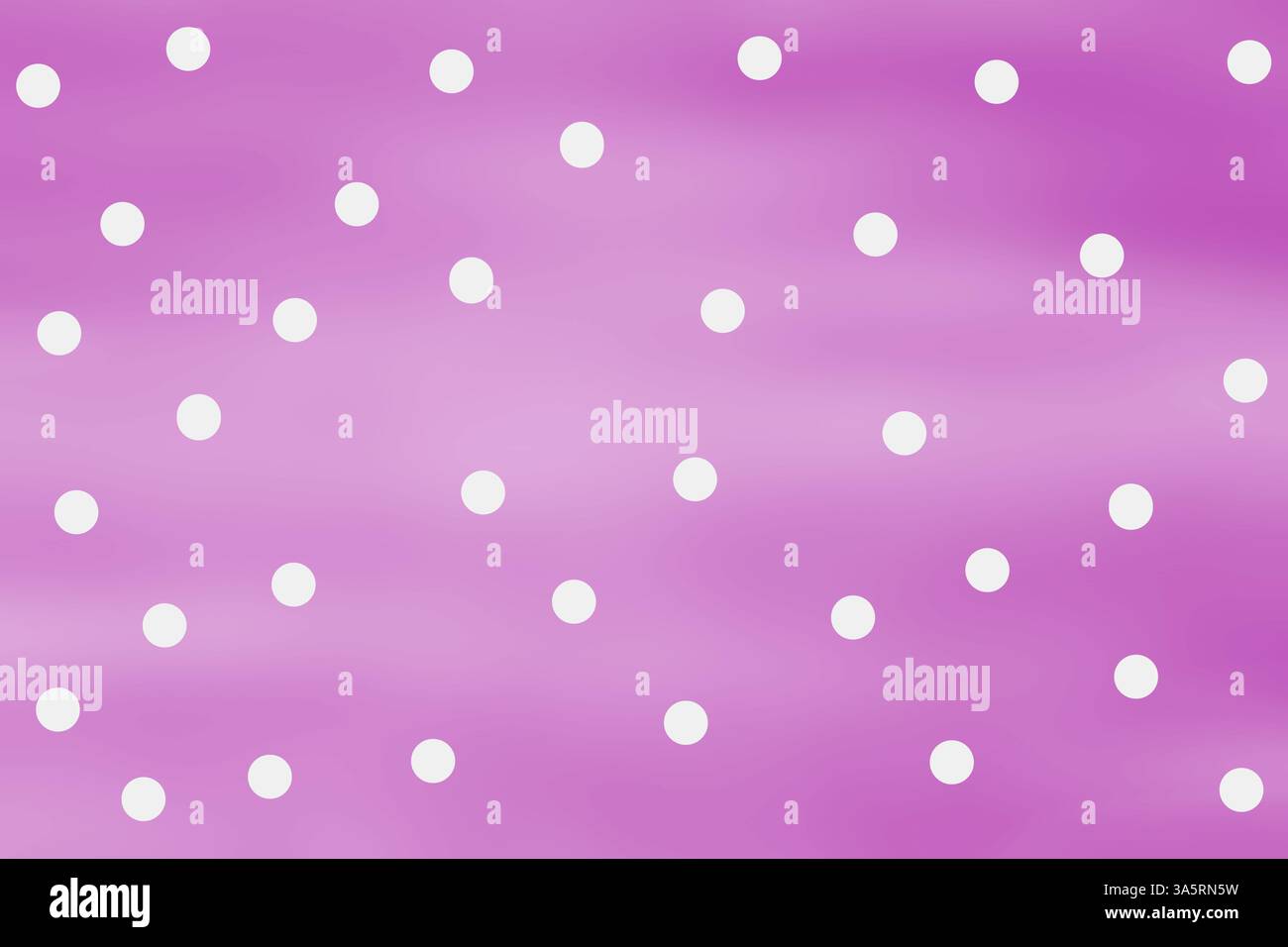 Soft pink background decorated with white polka dots, blending a smooth gradient effect, perfect ...