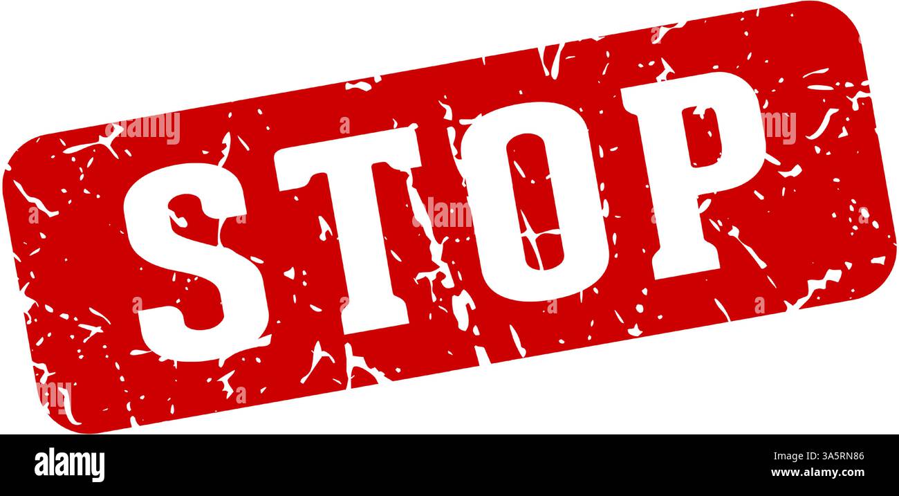 stop stamp. stop rectangular sign isolated on transparent background ...