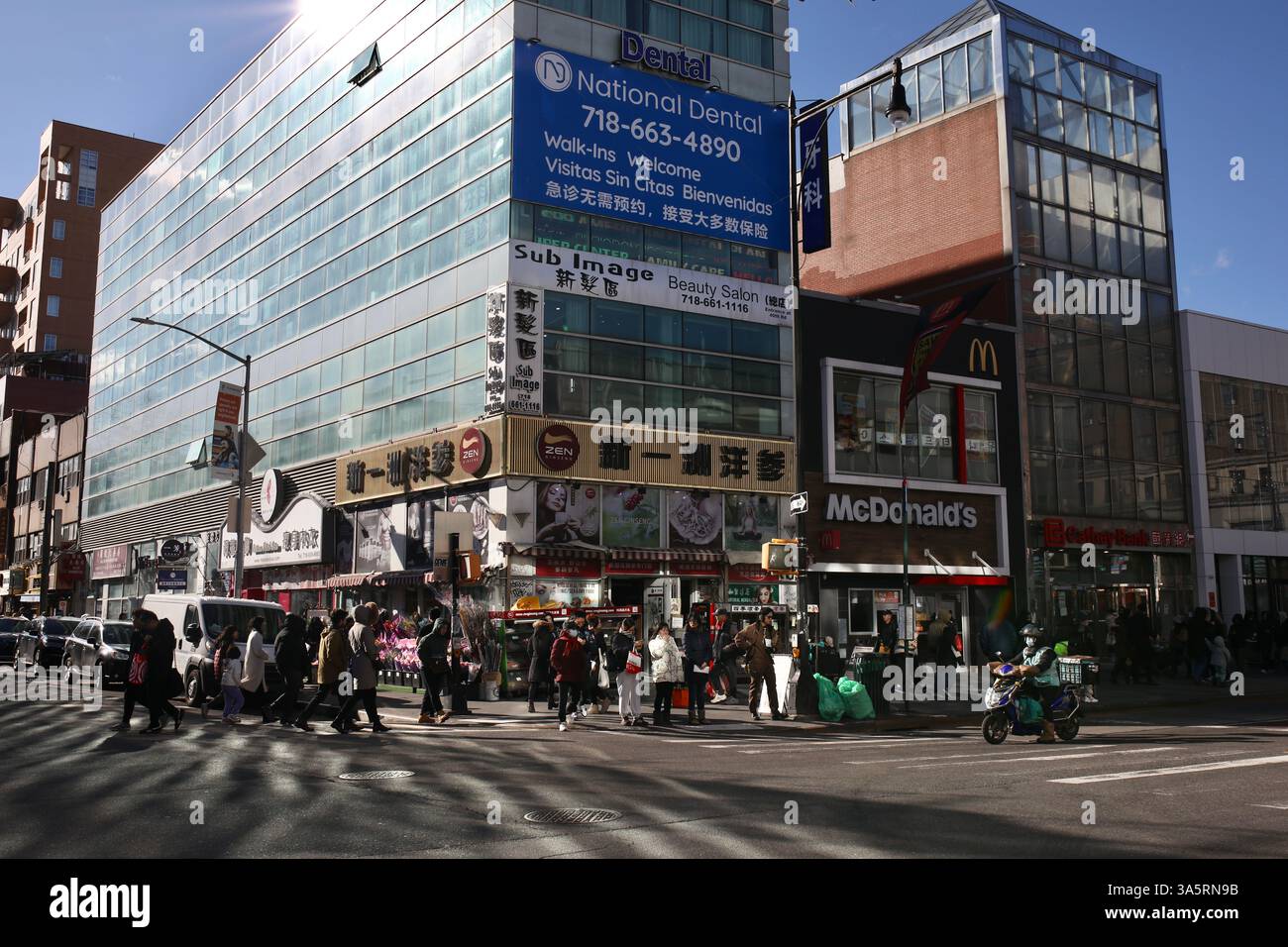 New York City, United States. 17th Feb, 2025. People walking on a ...