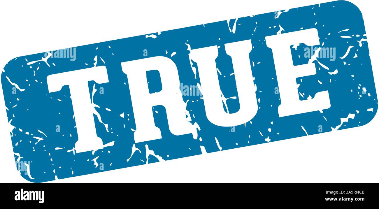 true stamp. true rectangular sign isolated on transparent background Stock Vector Image & Art ...