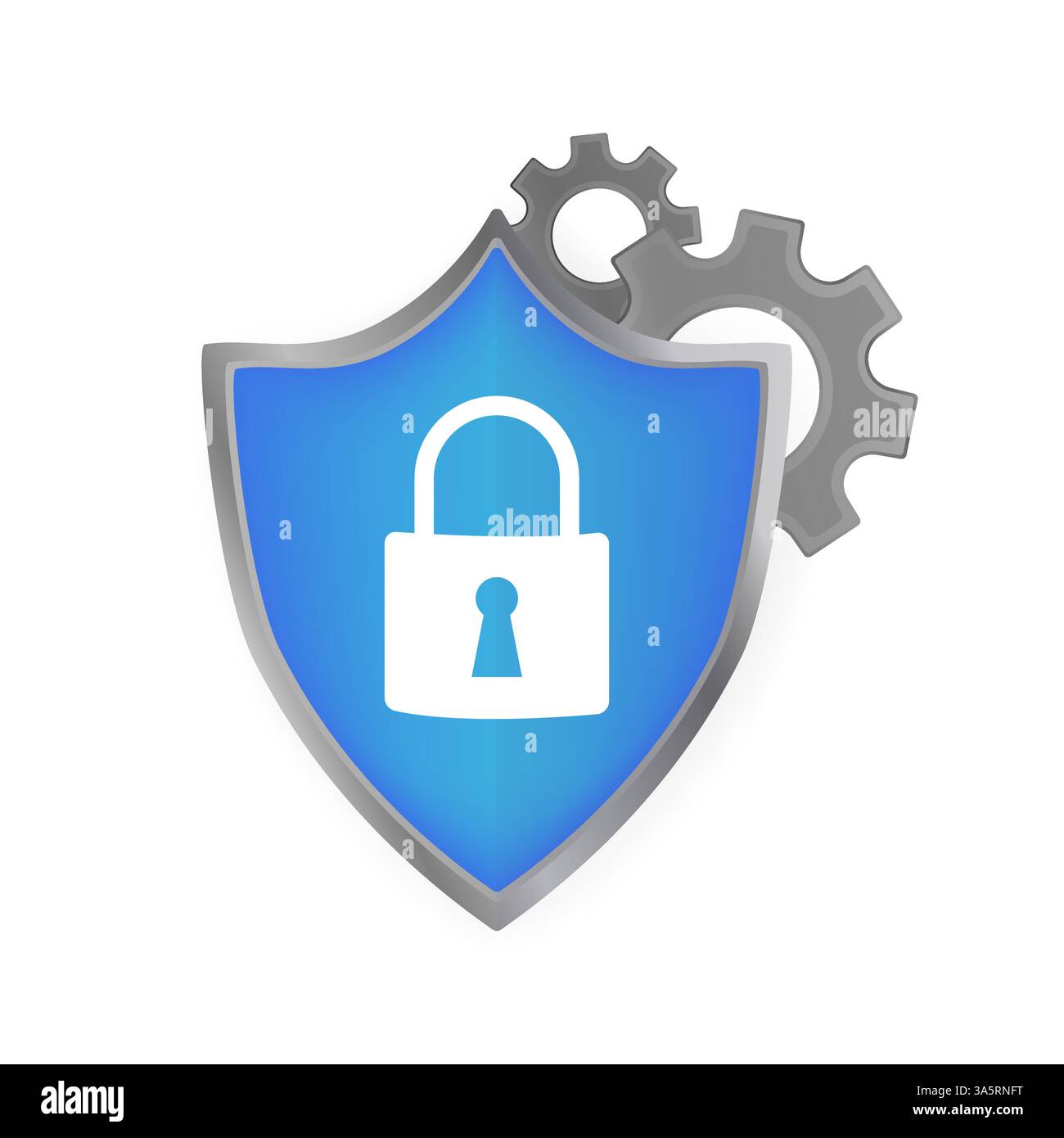 Icon with privacy settings. Safety sign. Risk sign. Virus protection ...