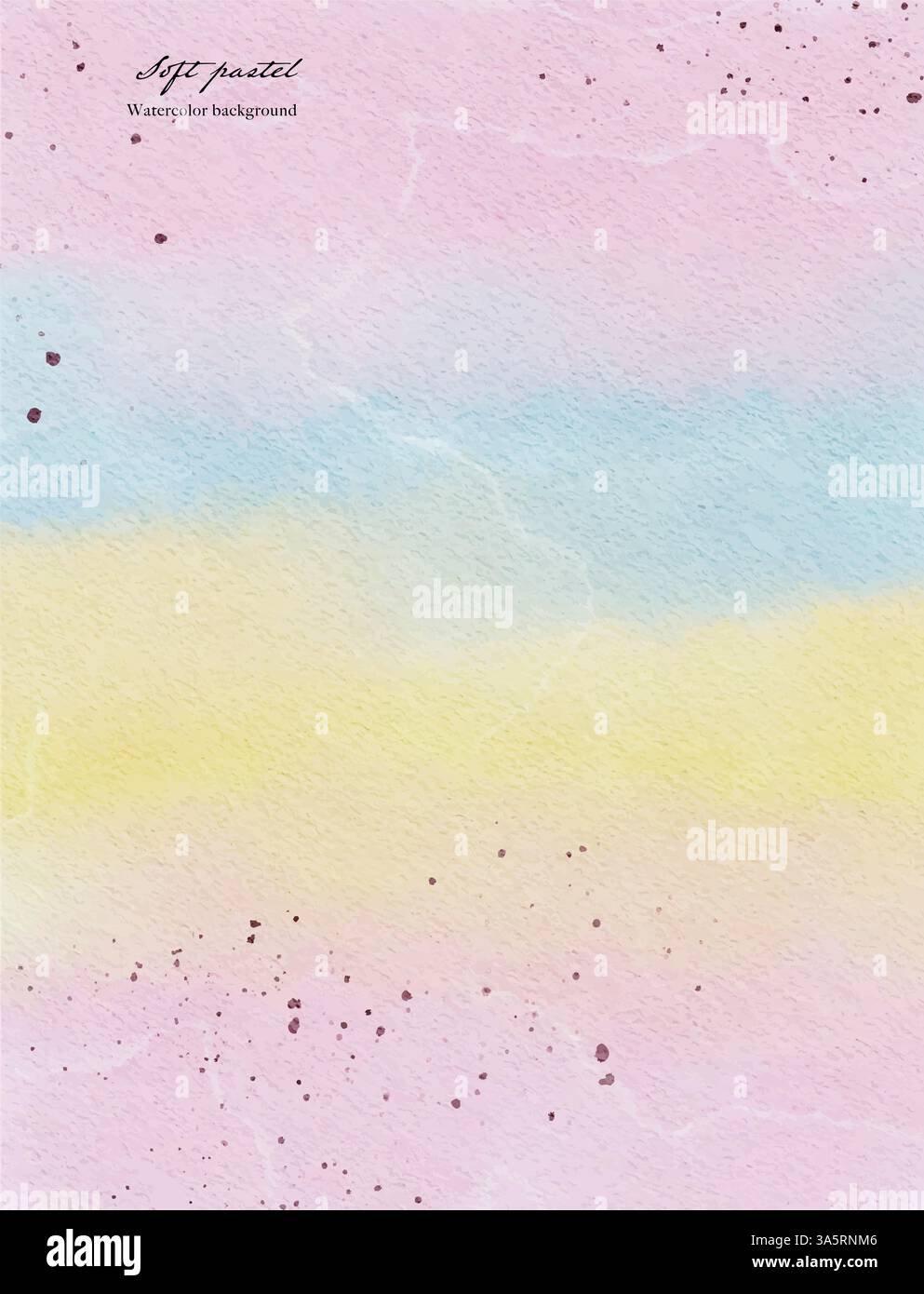 Pastel Rainbow Watercolor Texture Background Stock Vector Image & Art ...
