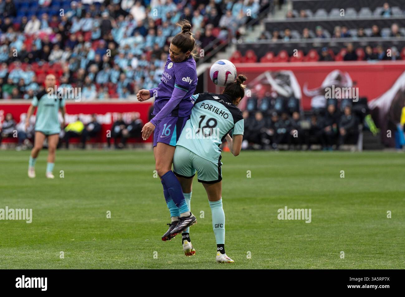 Harrison, NJ, March 23, 2025: Gabi Portilho (18) of Gotham FC and ...