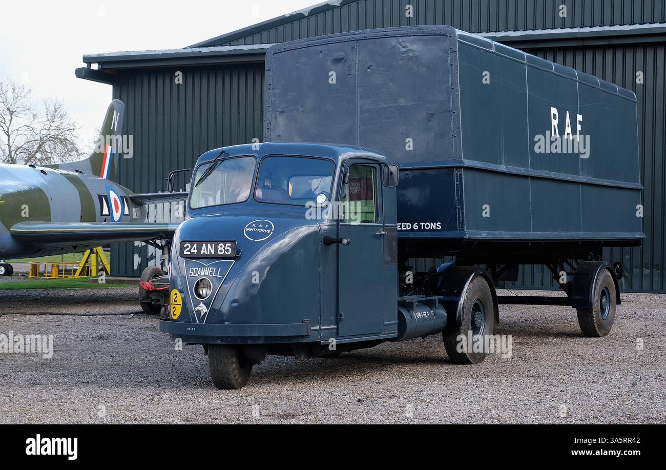 The Scammell Scarab is a British 3-wheeled tractor unit produced by the ...