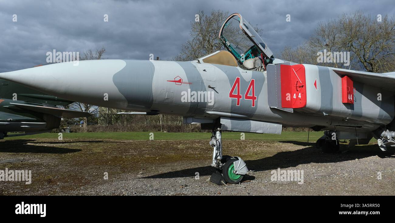 The Mikoyan-Gurevich MiG-23, NATO reporting name: Flogger, is a ...