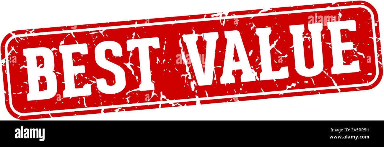 best value stamp. best value rectangular sign isolated on transparent ...