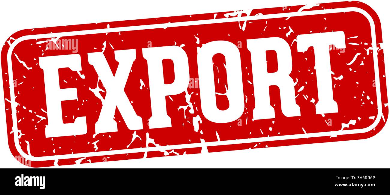 export stamp. export rectangular sign isolated on transparent ...