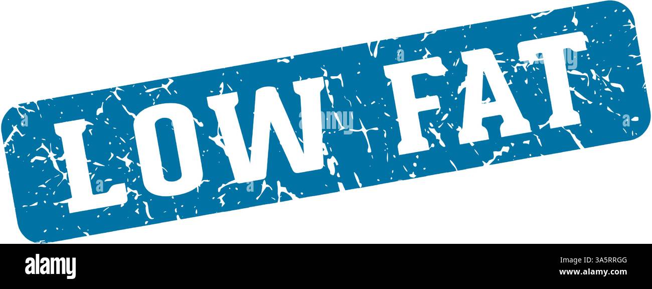 low fat stamp. low fat rectangular sign isolated on transparent ...